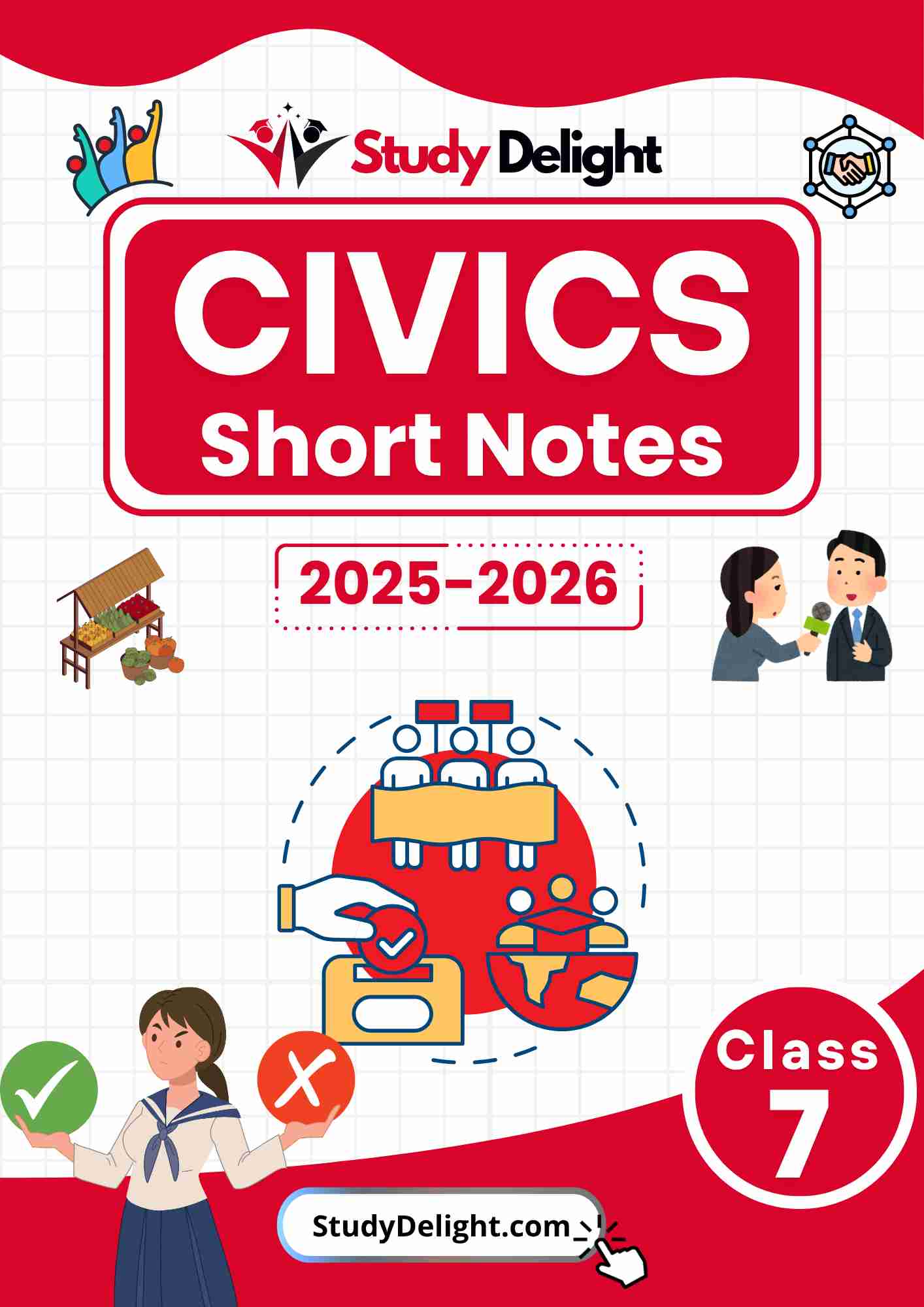 Class 7 Civics Short Notes 2025-2026 | Digital eBook (PDF) - Study Delight