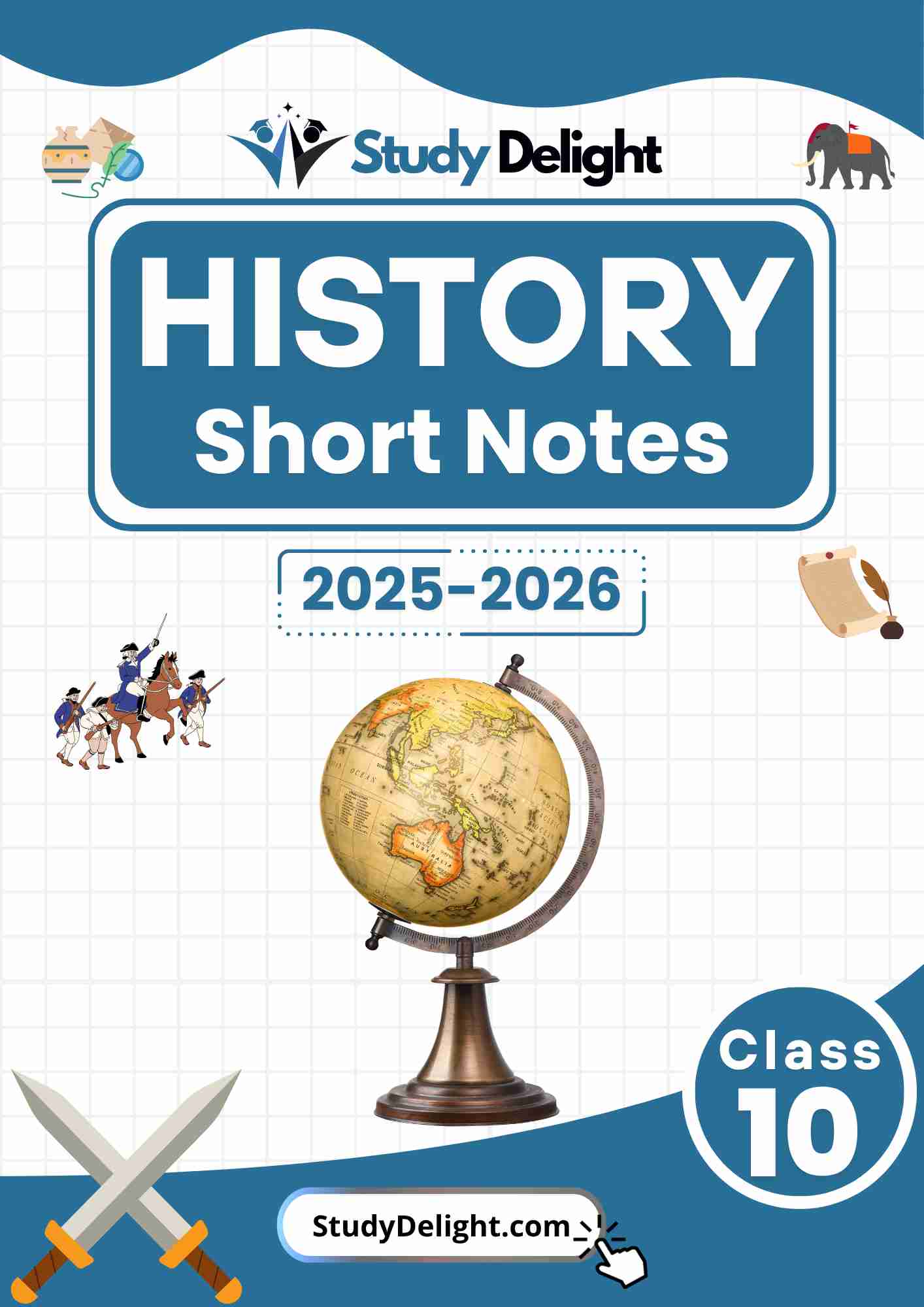 Class 10 History Short Notes 2025-2026 | Digital eBook (PDF) - Study ...