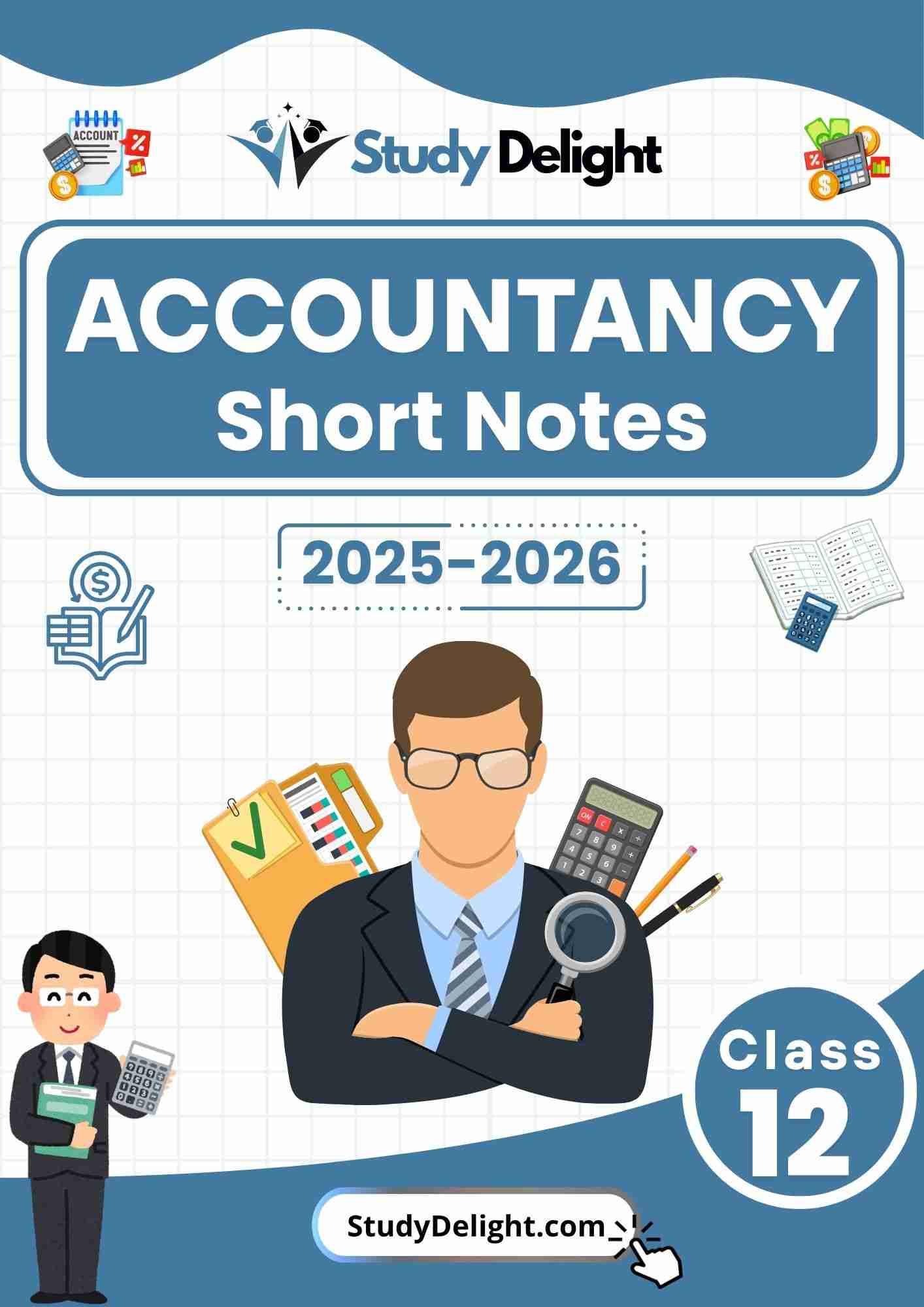 Class 12 Accountancy Short Notes 2025-2026 | Digital eBook (PDF ...