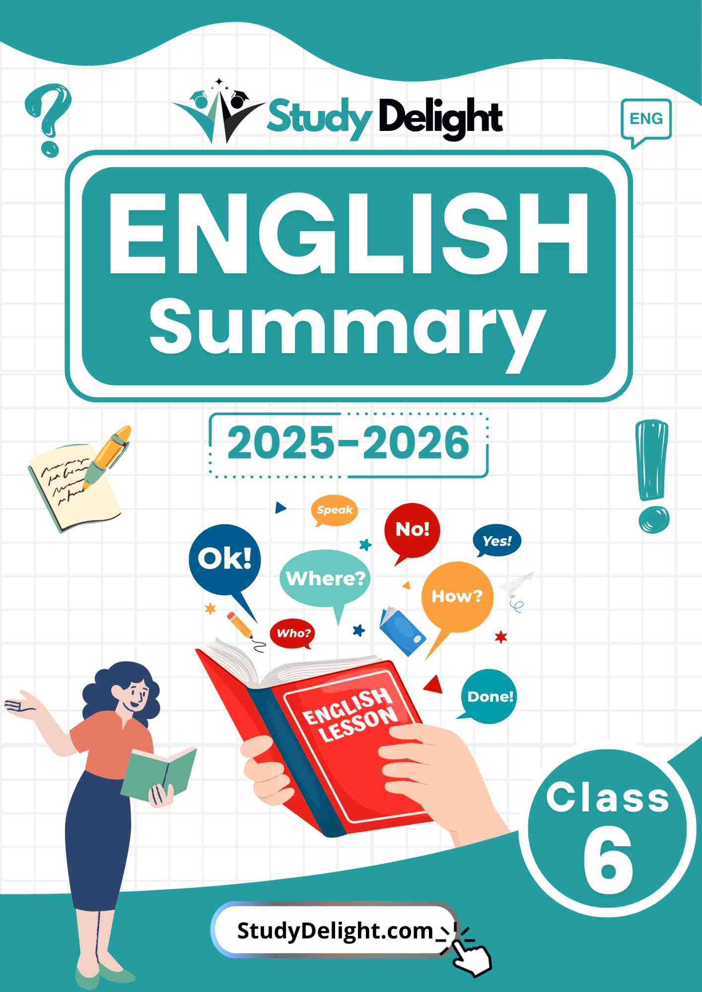 Class 6 English Summary 2025-2026 | Digital eBook (PDF) - Study Delight