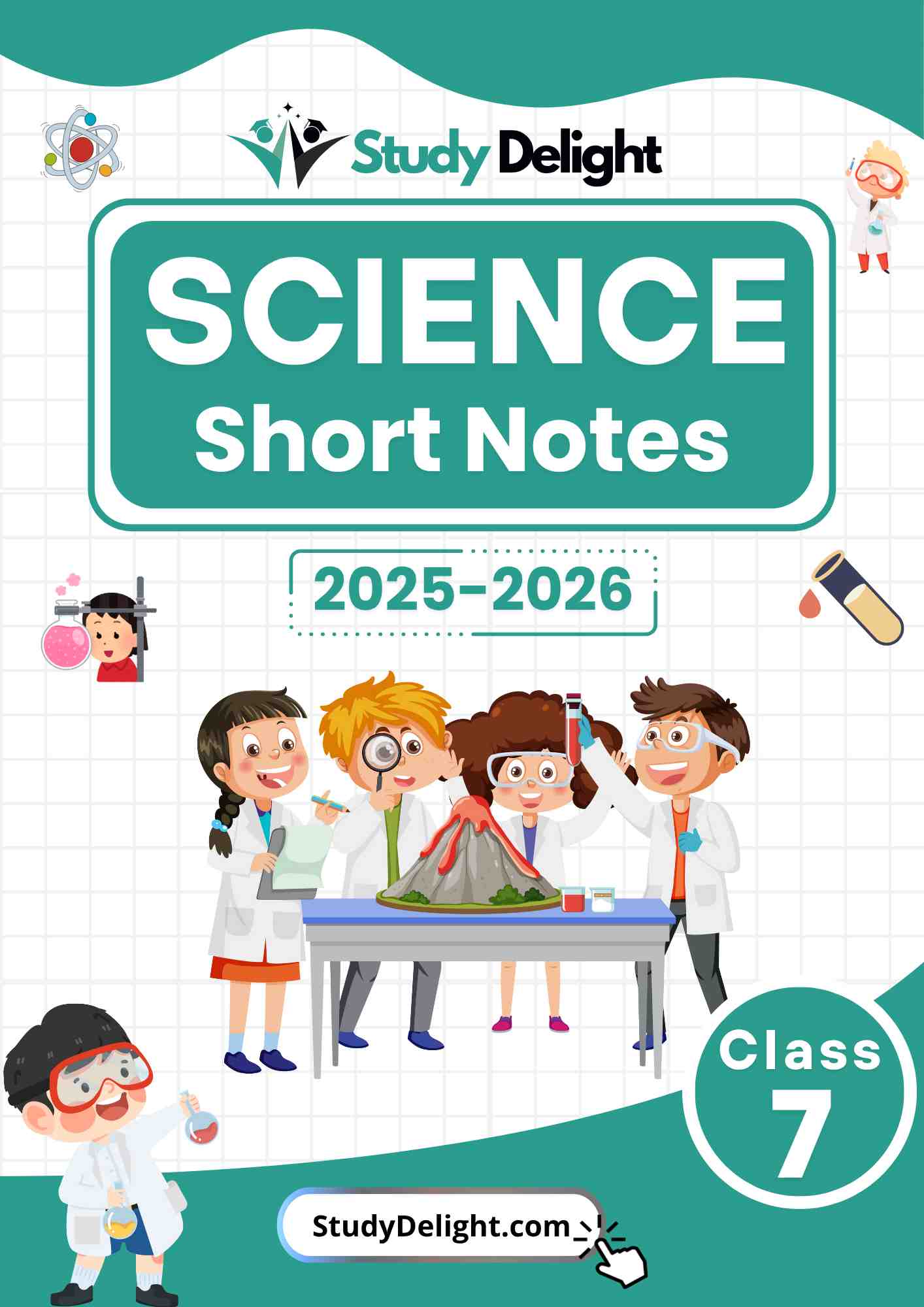 Class 7 Science Short Notes 2025-2026 | Digital eBook (PDF) - Study Delight