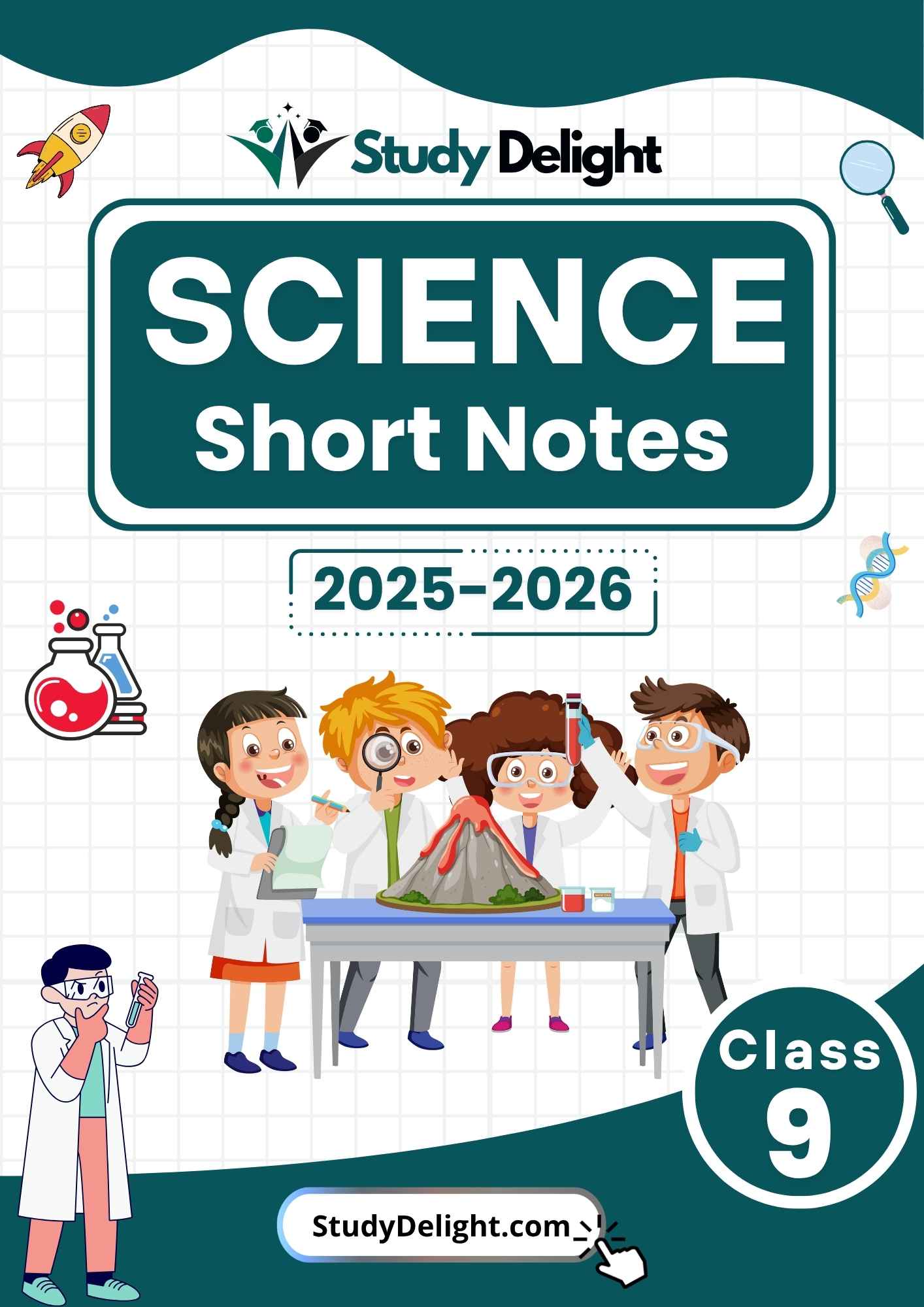 Class 9 Science Short Notes 2025-2026 | Digital eBook (PDF) - Study Delight