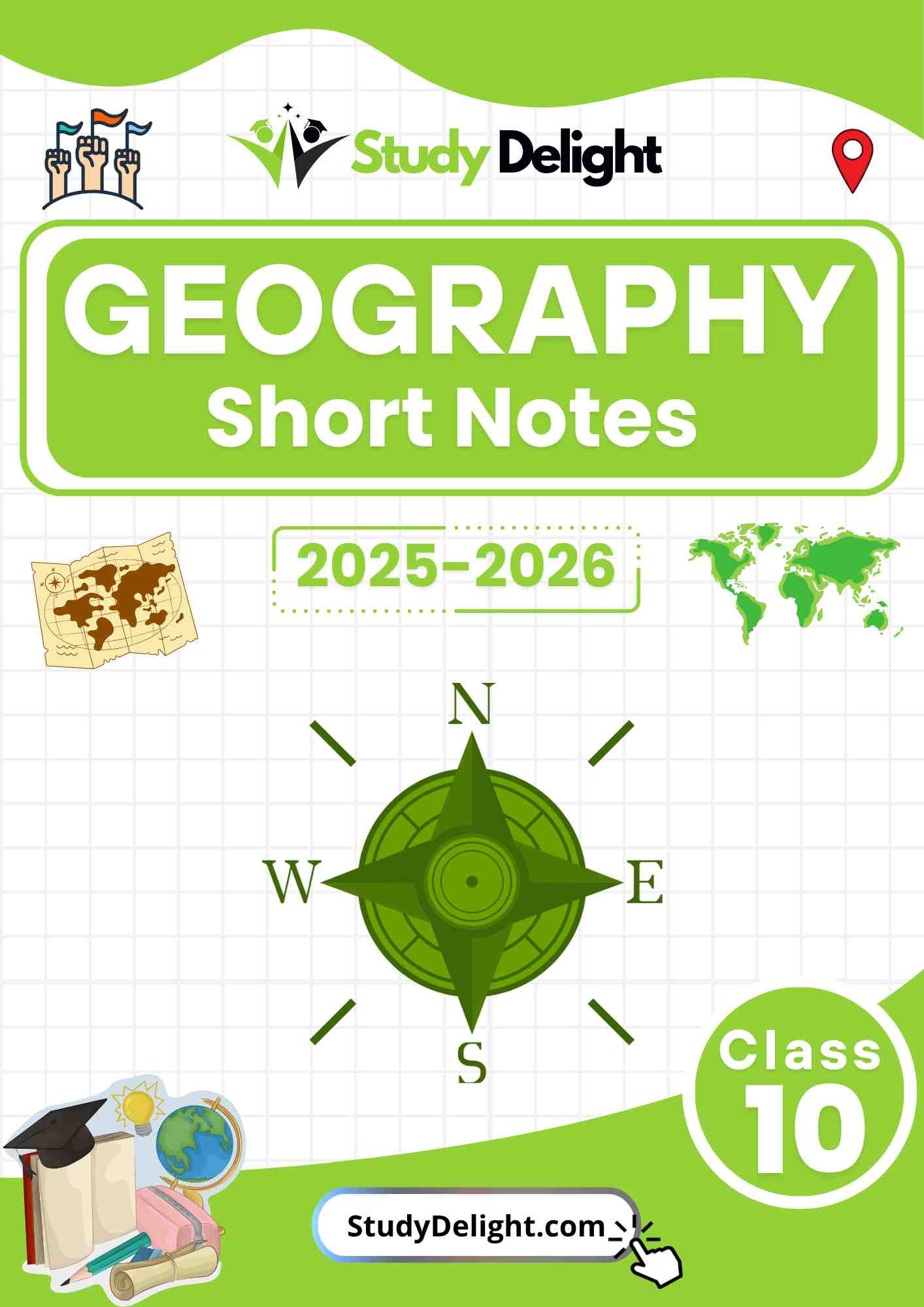 Class 10 Geography Short Notes 2025-2026 | Digital eBook (PDF) - Study ...