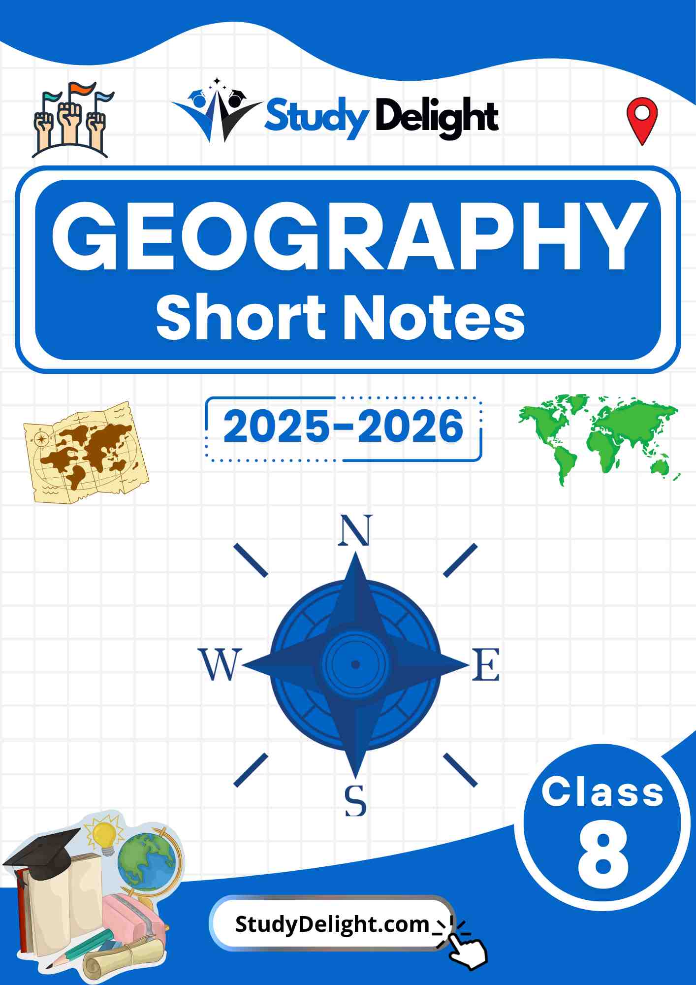 Class 8 Geography Short Notes 2025-2026 | Digital eBook (PDF) - Study ...